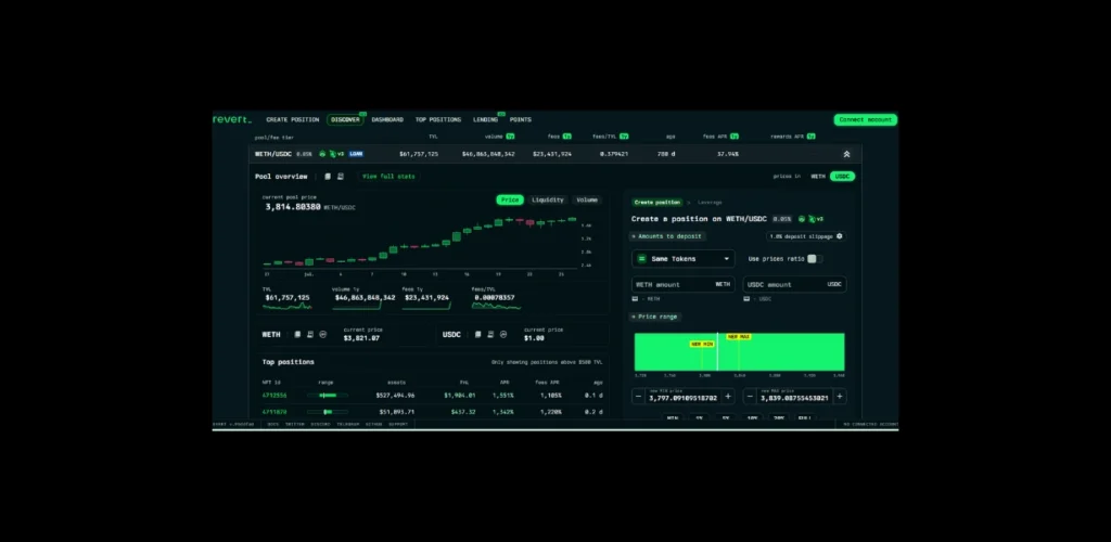 Como usar Revert Finance para monitorar e otimizar suas pools DeFi ...